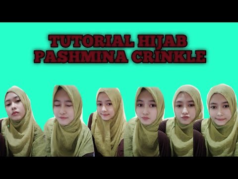 Tutorial Hijab Pashmina Crinkle - YouTube