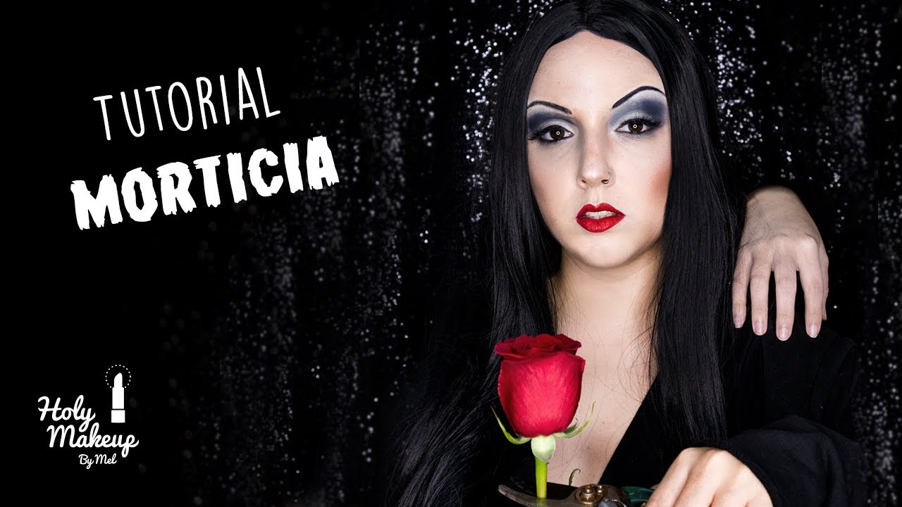 MORTICIA Addams - Makeup TUTORIAL - YouTube