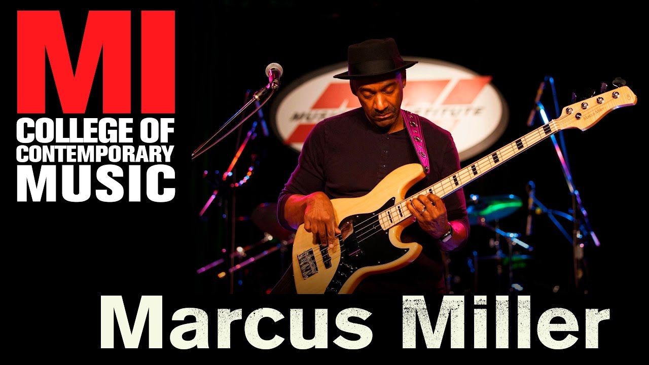 Bass guitar player Marcus Miller Performance | Musicians Institute ...