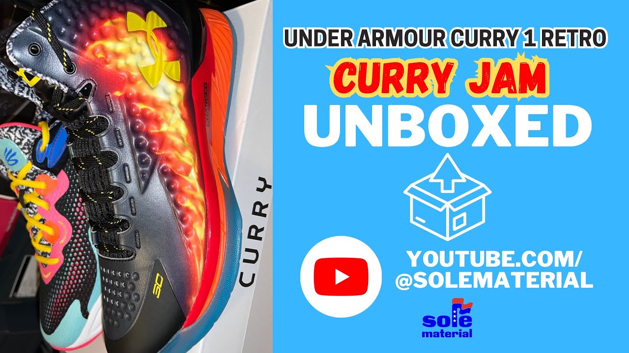 UNBOXED - Under Armour Curry 1 Retro 'CURRY JAM' - YouTube