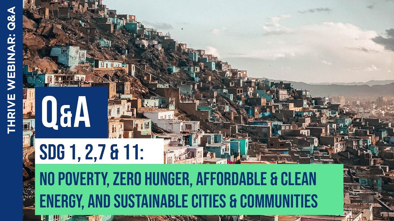 Q&A:No Poverty, Zero Hunger, Affordable and Clean Energy, Sustainable ...