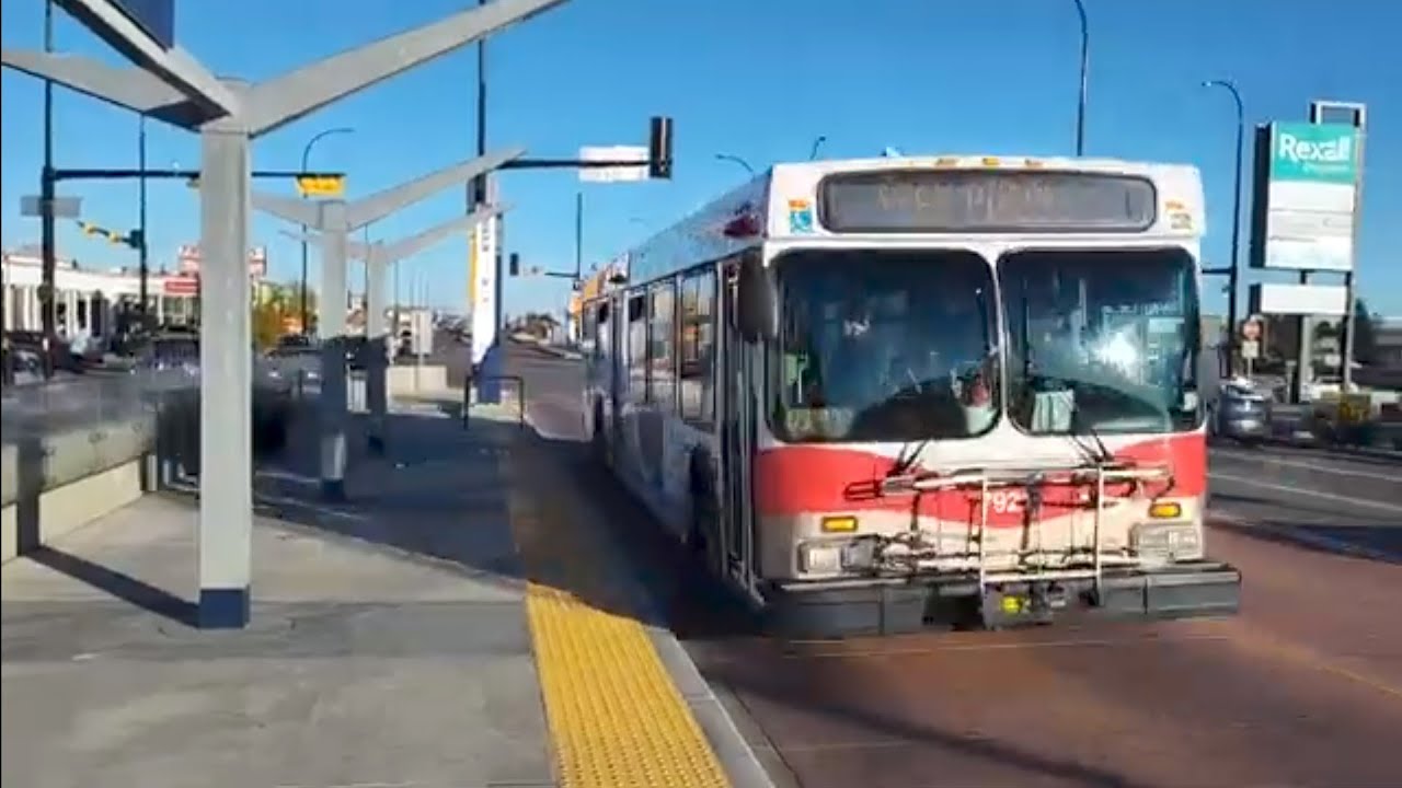 CALGARY TRANSIT: 33 Street SE BRT Station (full station tour) - YouTube
