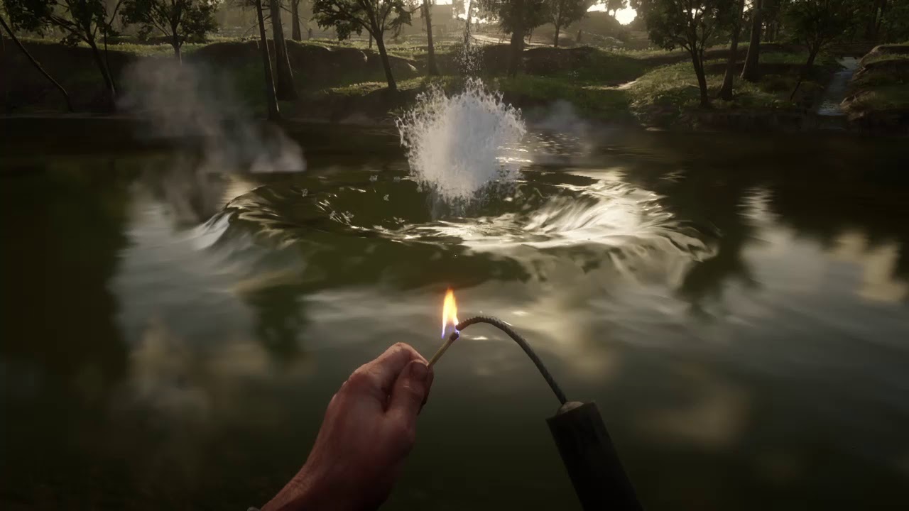 RDR2 water physics - YouTube