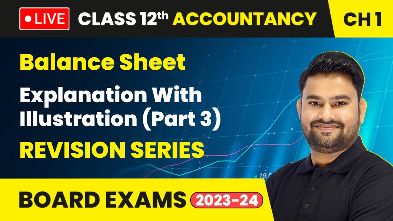 Balance Sheet - Explanation (Part 3) | Revision Series | Class 12 ...