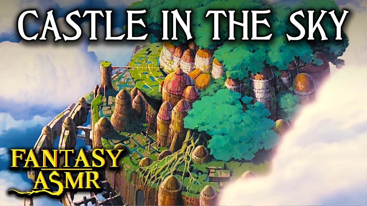 🏯 Ambience ASMR | Castle in the Sky 🌥 winds, nature sounds (🇯🇵 Studio ...