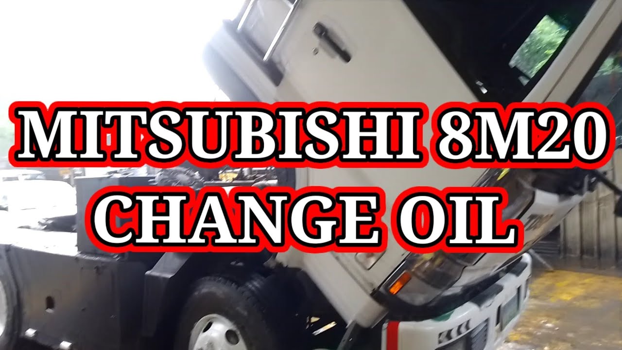 VLOG#50 FUSO 8M20 MITSUBISHI UNIT CHANGE OIL(PM'S)# RDIVZ MECHANICS ...