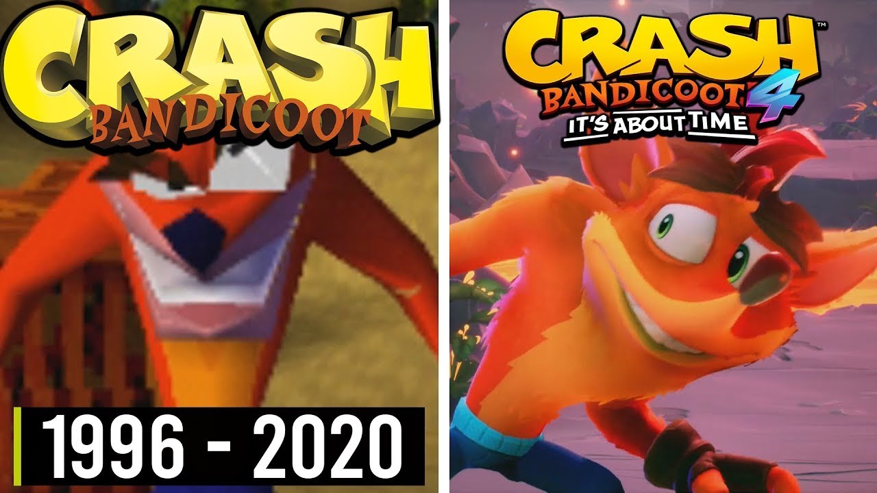 Evolution of Crash Bandicoot (1996-2020) - YouTube