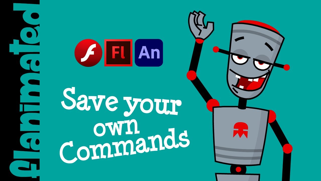 Save your own Commands in Adobe Animate - YouTube