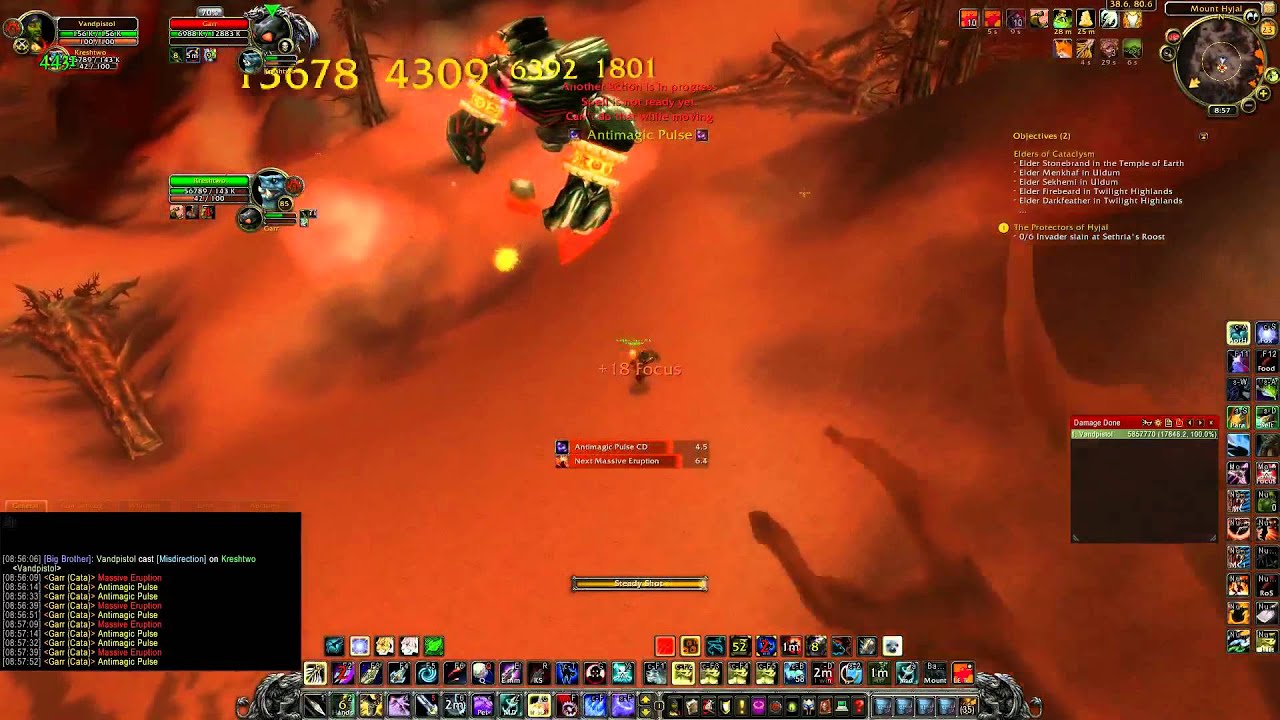 Hunter solo: CaribaLd vs Garr (Cataclysm rare elite world boss) - YouTube