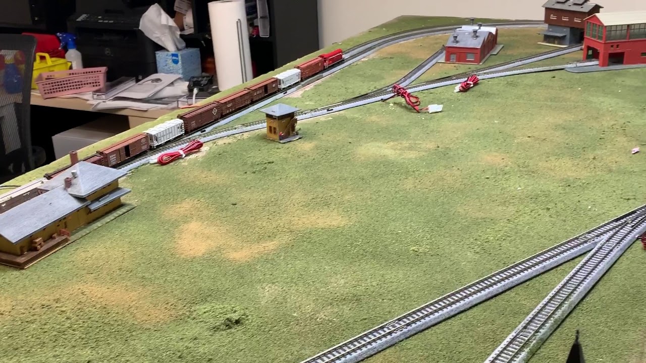 My Kato train layout - YouTube
