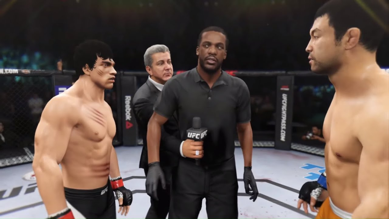 Bruce Lee vs. Kazushi Sakuraba (EA Sports UFC 2) 🐲 - Dragon Fights 🐉 ...