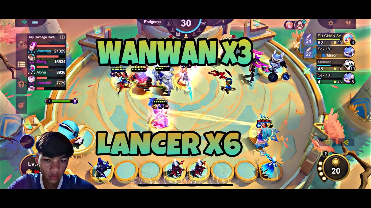 SYNERGY THREE STAR WANWAN LANCER X6 | MAGIC CHESS BEST SYNERGY COMBO ...