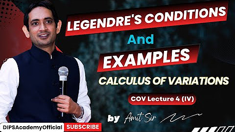 Calculus of Variations (COV) - Free Video Lecture Series for CSIR NET Mathematics and IIT JAM ...