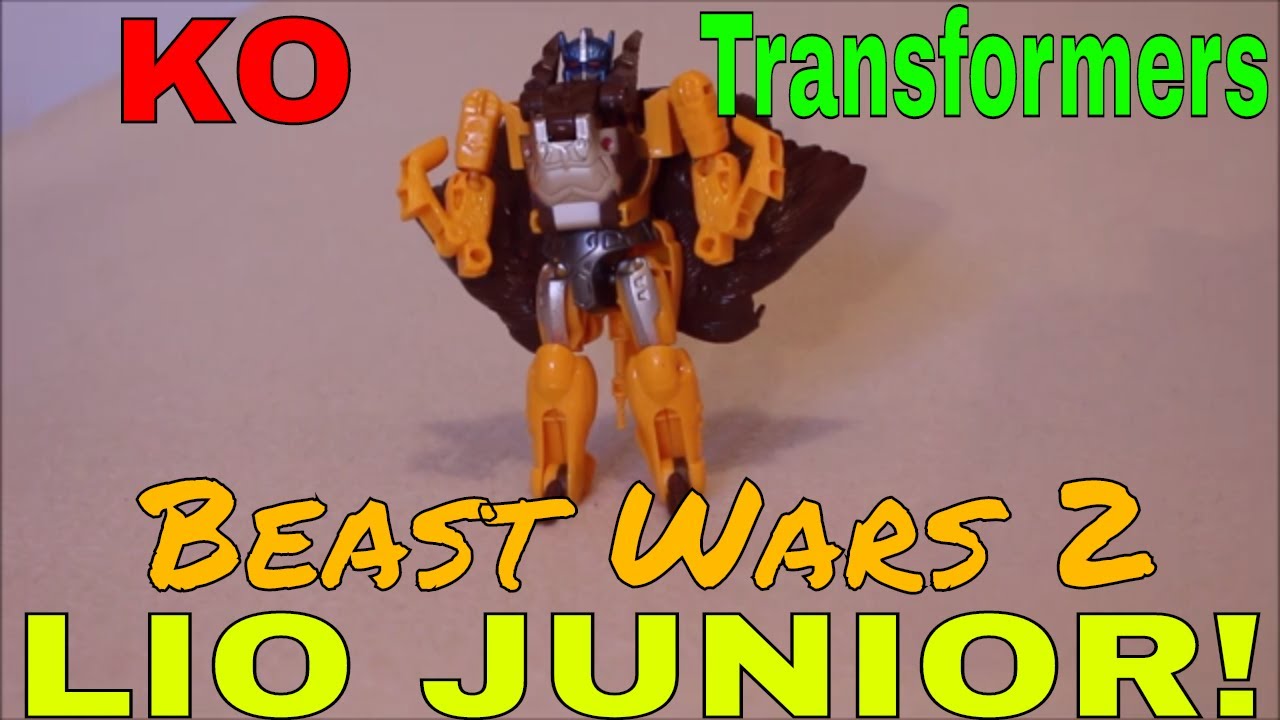 KO Transformers Beast Wars Lio Junior - GotBot True Review NUMBER 318 - YouTube