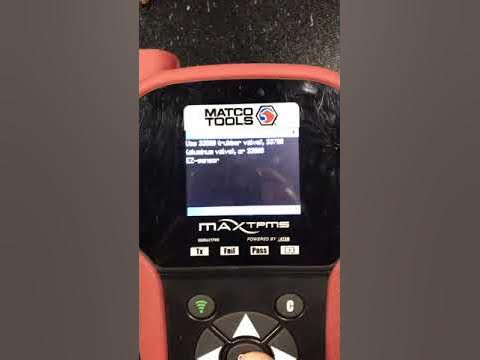 Program a Sensor with the Matco MAXTPMS Tool - YouTube