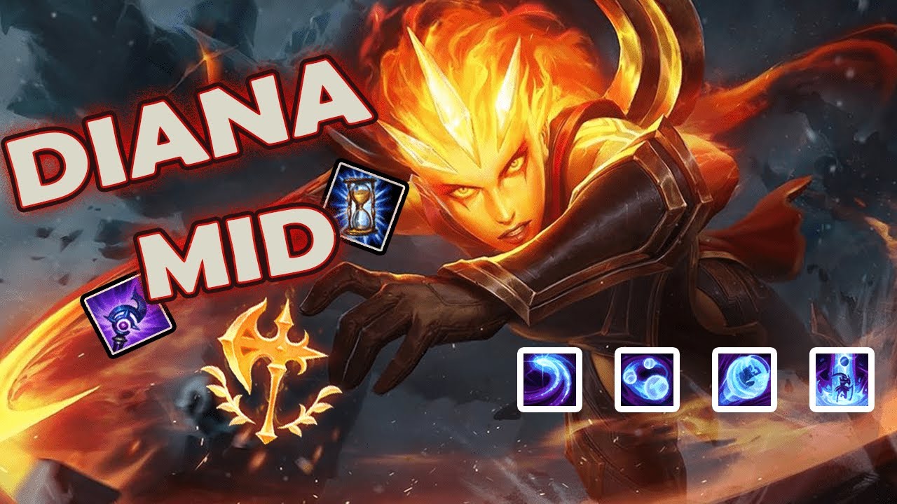 Diana en |-MID-| runas ( CONQUISTADOR ) - YouTube