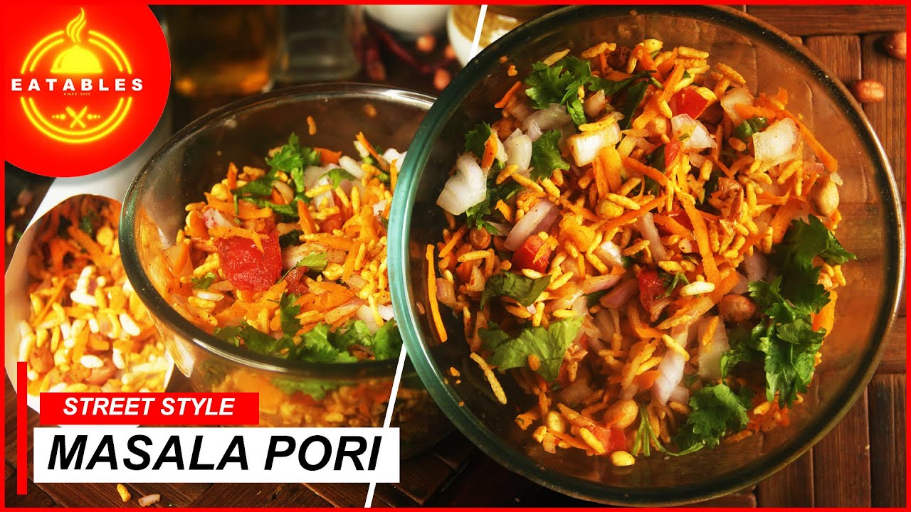 MASALA PORI | Masala Puffed Rice | Kara Pori Recipe | Street Food ...