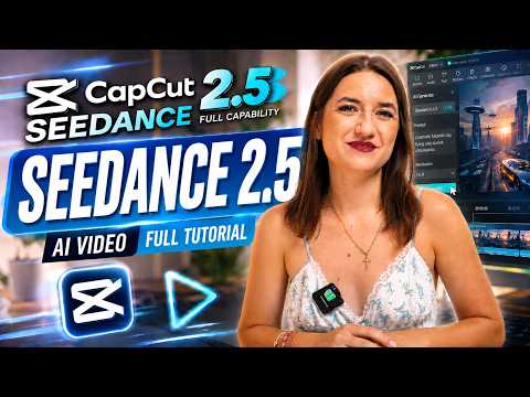 Capcut Seedance 2.5 1080P : best video editing software for beginners