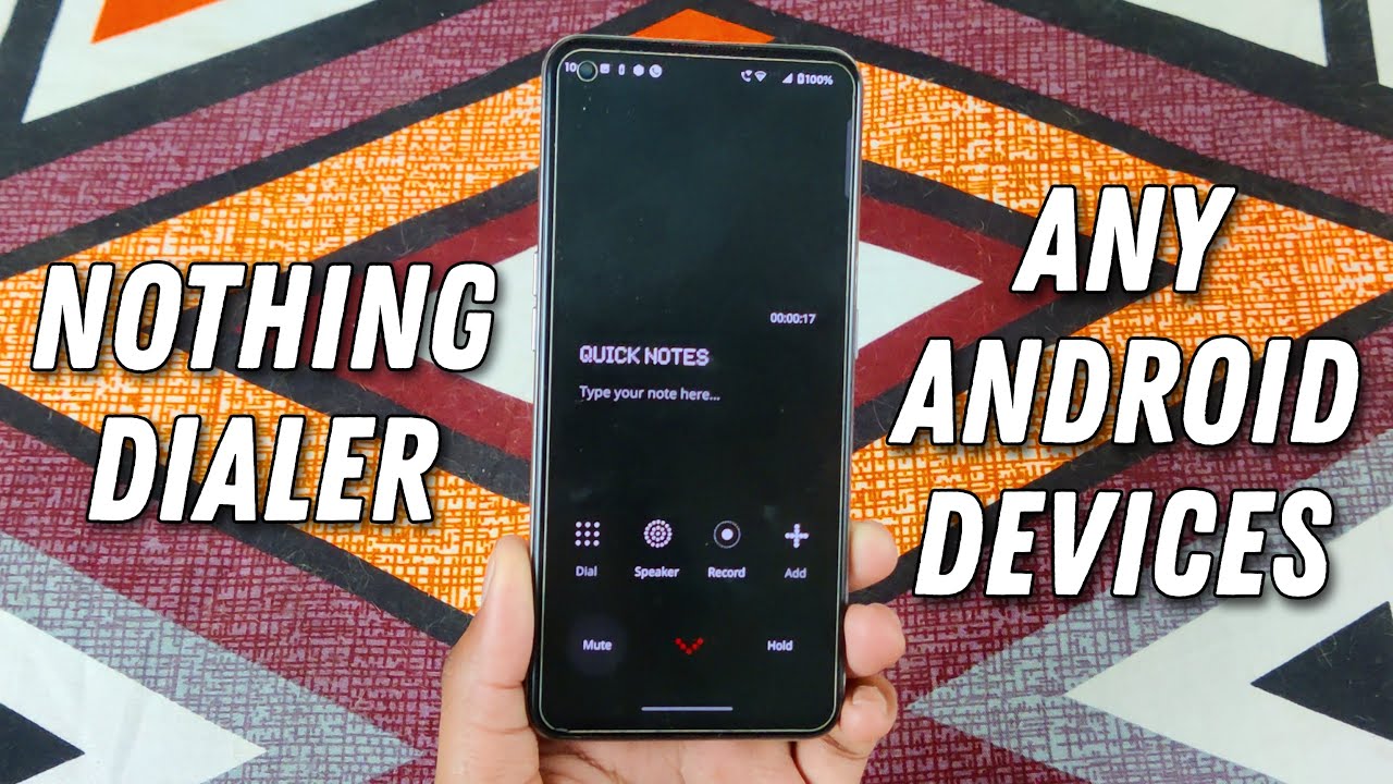 Nothing Dialer For Any Android Devices | Call Recording Available - YouTube
