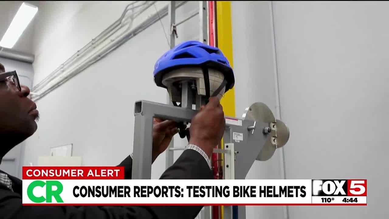 Consumer Reports: Testing bike helmets - YouTube