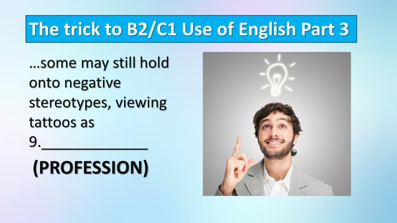 B2-C1 Use of English Part 3 common errors - YouTube