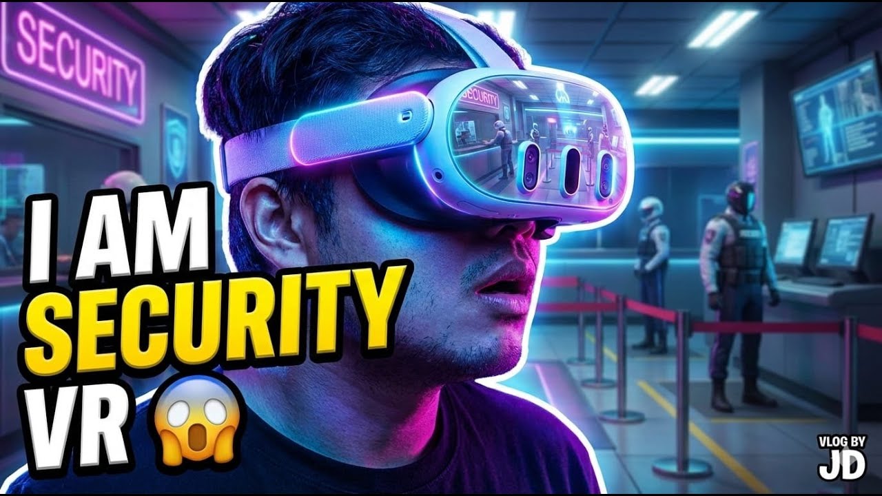 I Became a Security Guard in VR 😱 | I Am Security Gameplay | VlogByJD ...