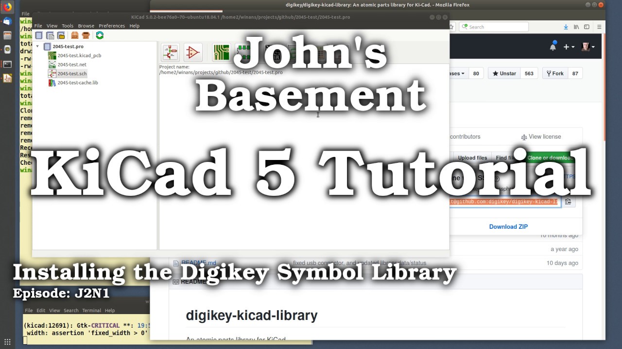 KiCad 5 #9 Installing the Digikey Symbol & Footprint Libraries - YouTube