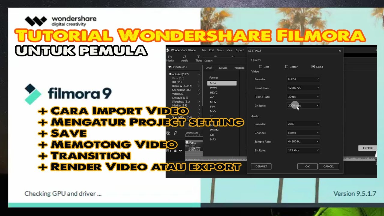 Tutorial Wondershare Filmora untuk pemula - YouTube