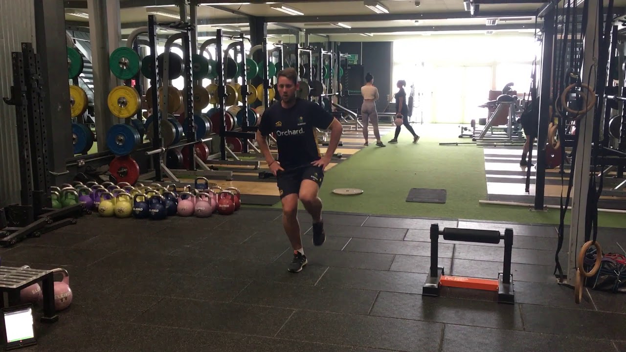 Single leg hop and stick landing - balance - YouTube