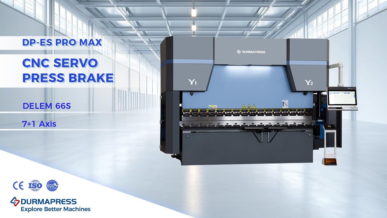 DURMAPRESS DP-ES PRO MAX Series CNC Press Brake | 7+1 axis - YouTube