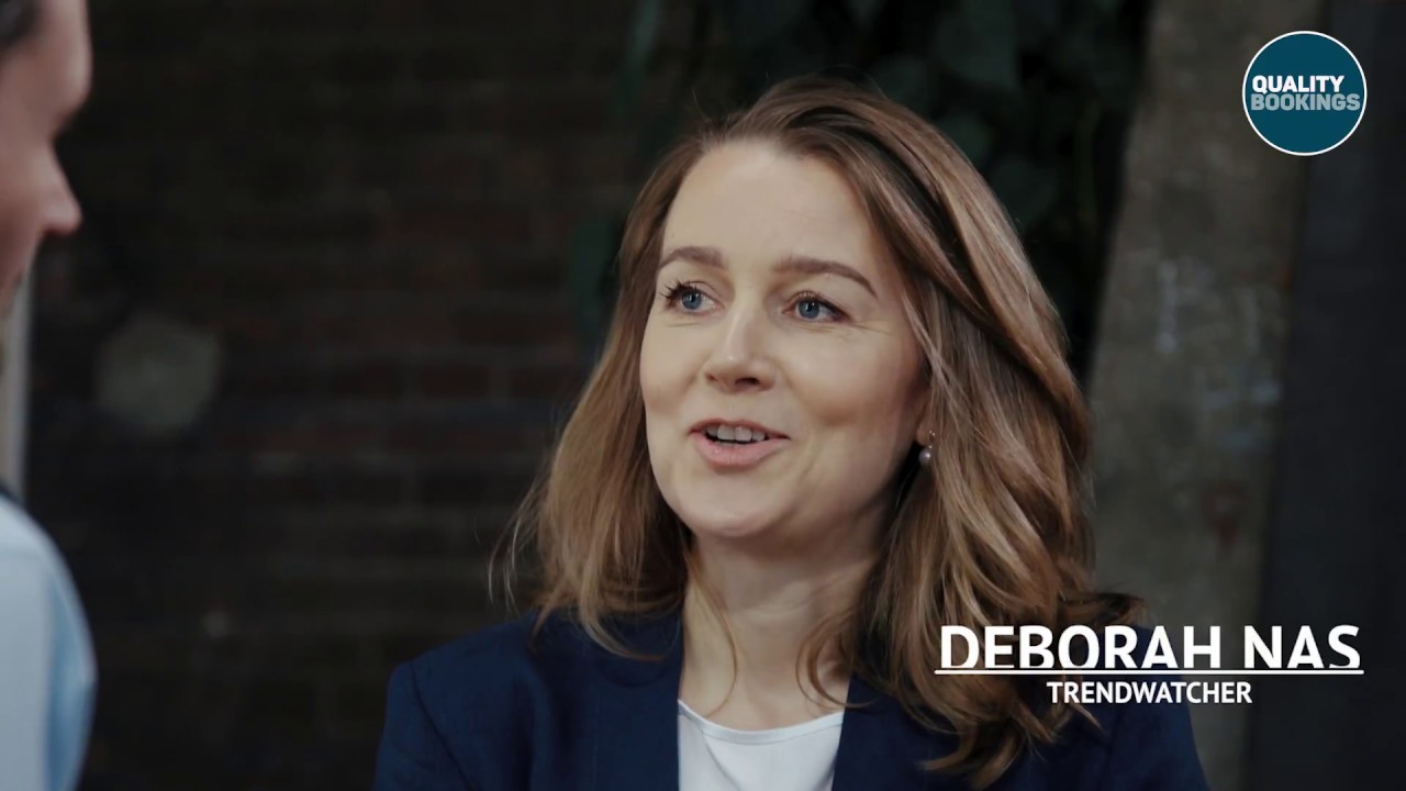 Interview trendwatcher Deborah Nas bij Quality Bookings TV - YouTube