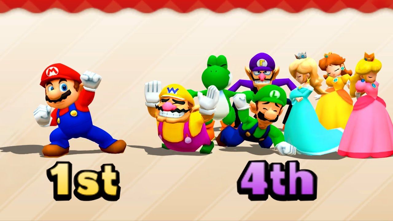 Mario Party The Top 100 - Mario Vs All Character (Hardest Difficulty ...