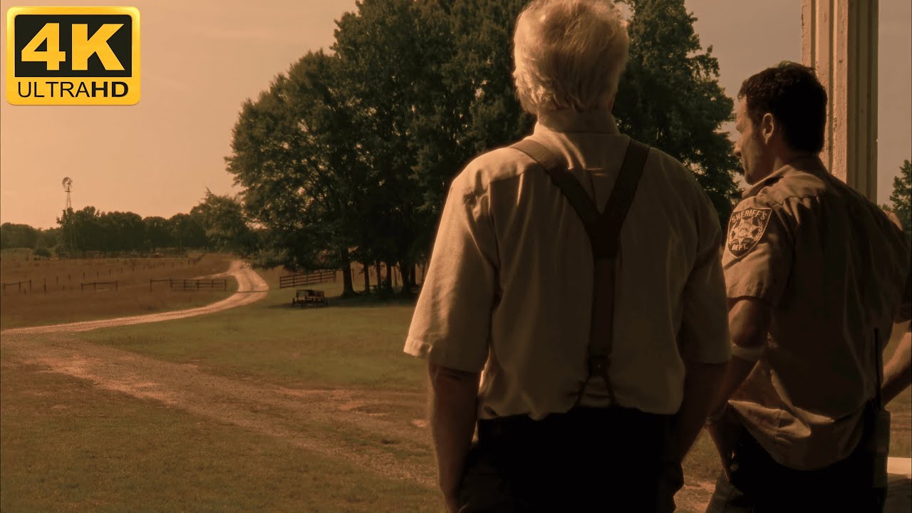 The Walking Dead S02E02 - Rick and Hershel Talk About the Apocalypse ...