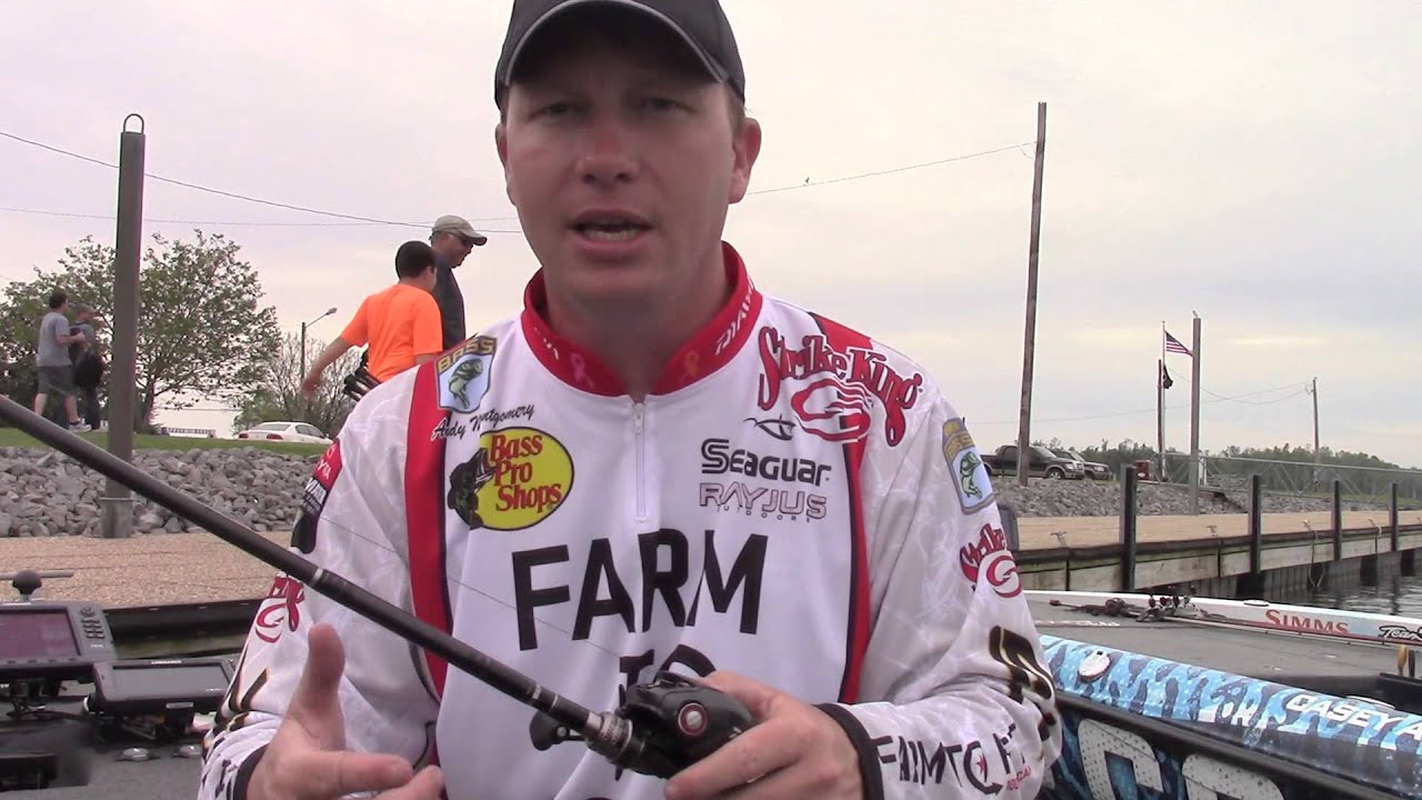 Andy Montgomery's Dock Fishing Set Up - YouTube