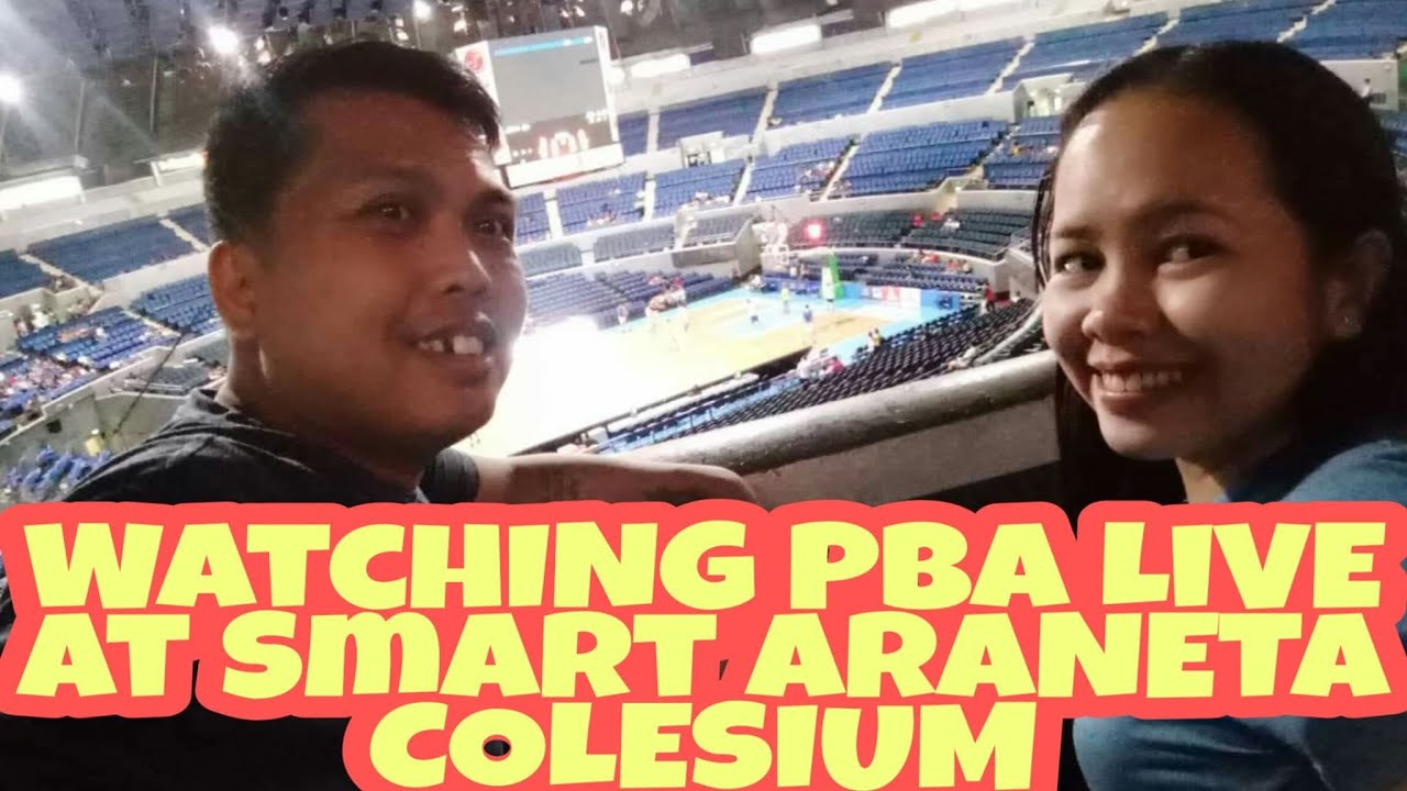 WATCHING PBA LIVE at SMART ARANETA COLESIUM - YouTube