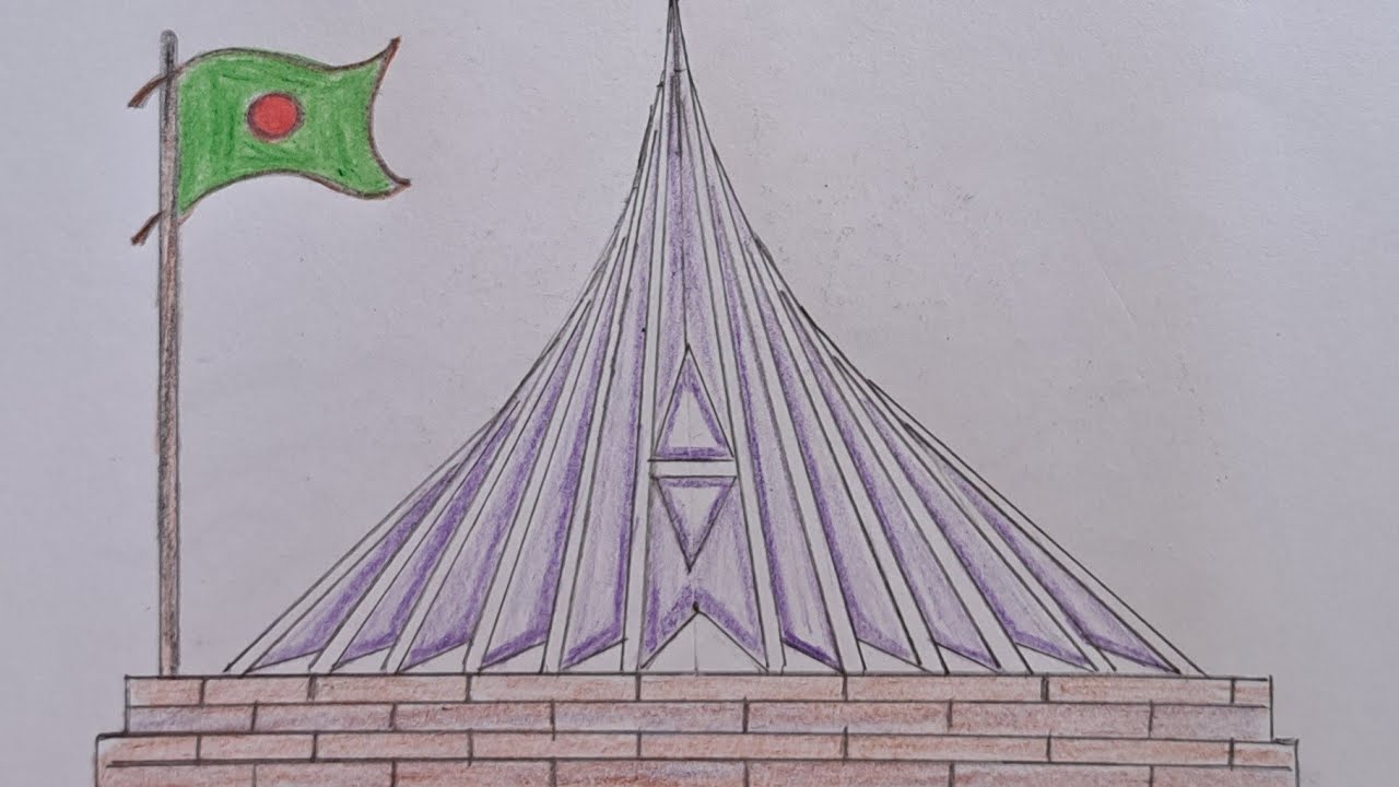 How to draw a Memorial step by step (very easy) || art video - YouTube