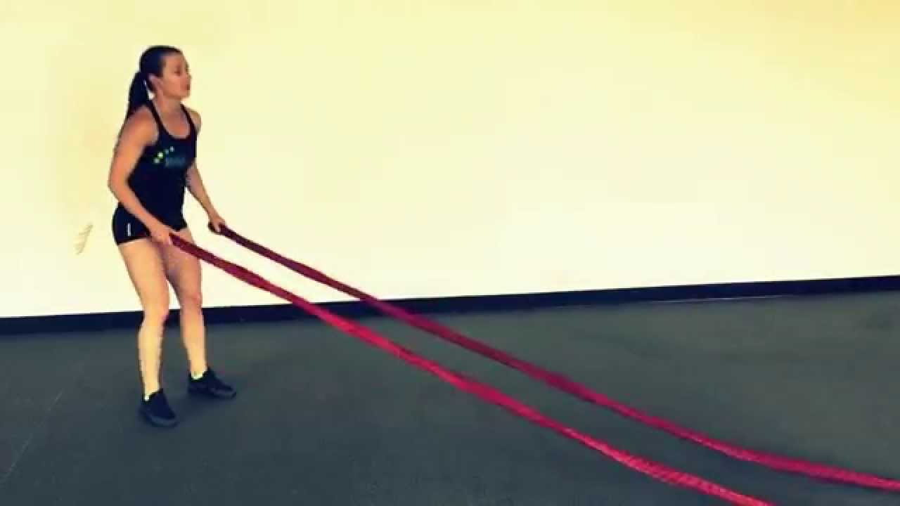 Battle Rope: Double Slams - YouTube