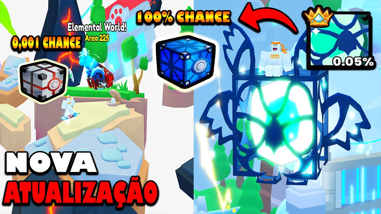 NOVO MUNDO ELEMENTAL WORLD NO PET SIMULATOR 99 - NOVO EVENTO IGUAL AO ...
