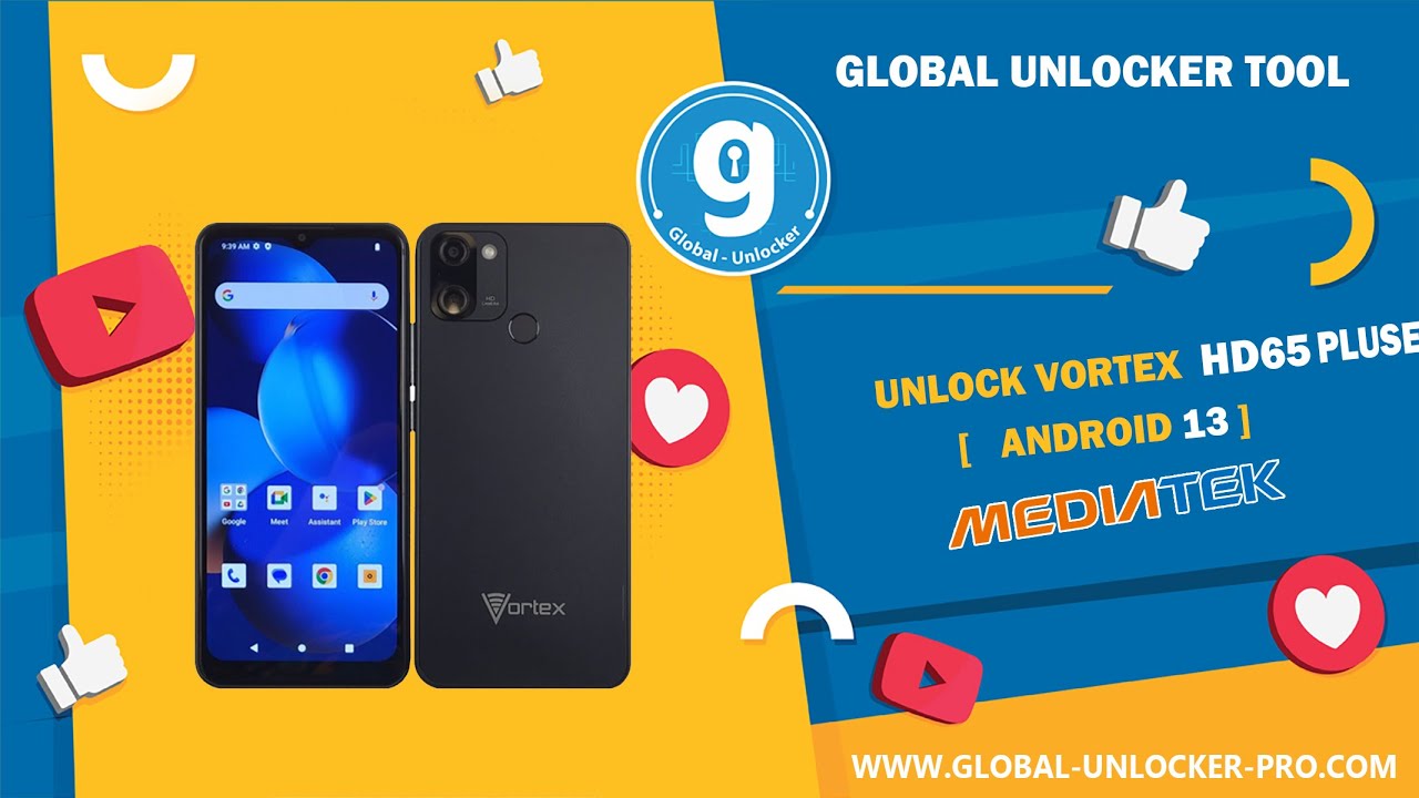 Unlock Sim Vortex HD65 PLUS By Global Unlocker Pro - YouTube