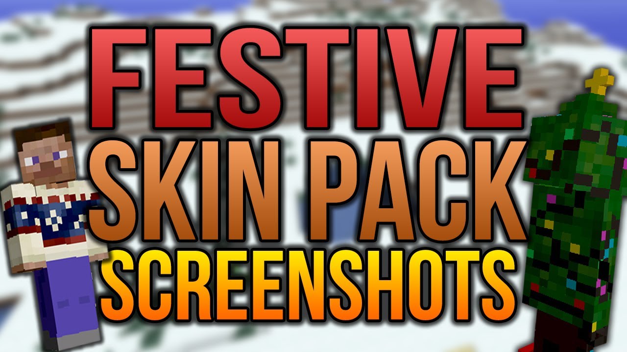 Minecraft (Xbox 360) - FESTIVE / CHRISTMAS SKIN PACK - NEW Screenshots ...