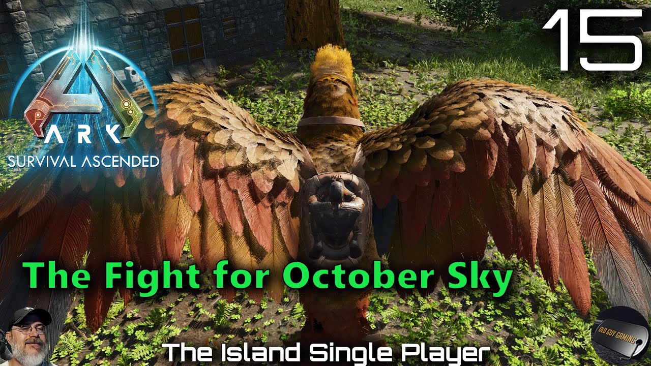 Ark Survival Ascended The Island | E15 The Fight for October Sky - YouTube