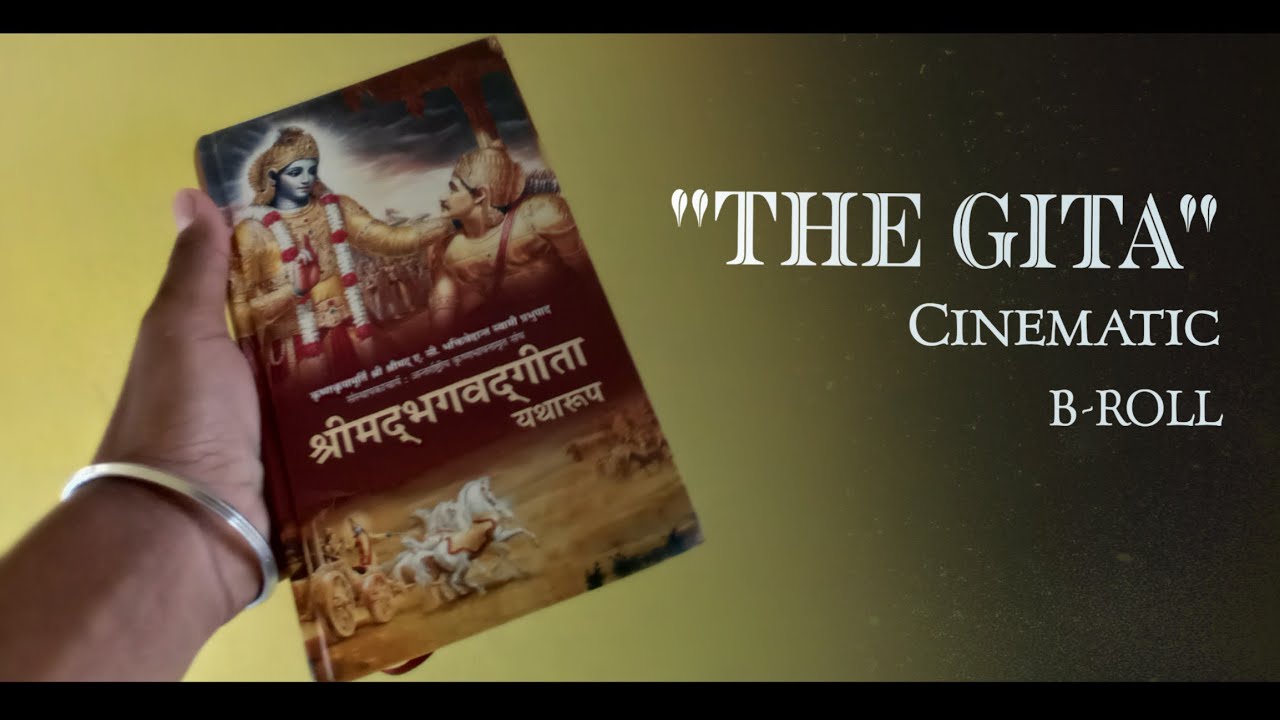 THE GITA | Cinematic Book Broll - YouTube