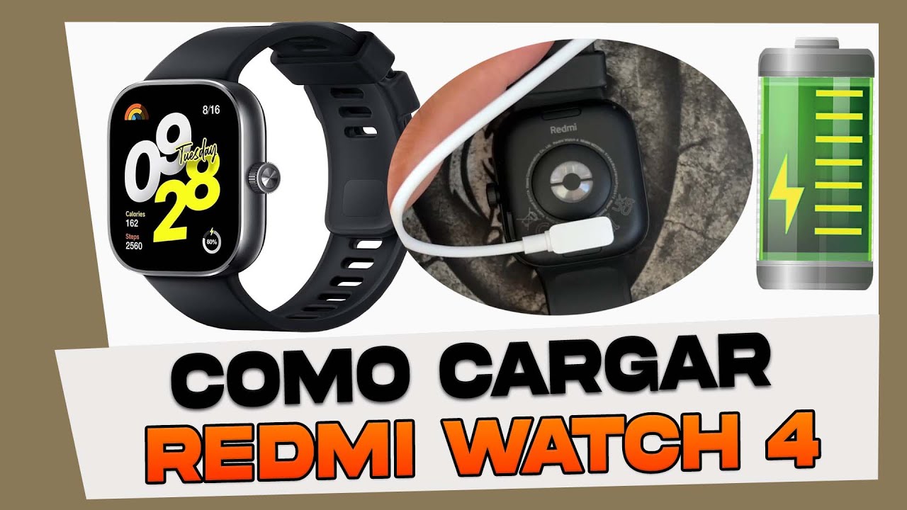 Como Cargar el Xiaomi Redmi Watch 4 - YouTube