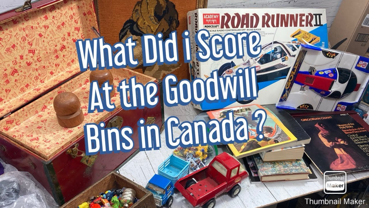 I Went to the Goodwill Bins Outlet in Canada. Vintage Goodies by the ...