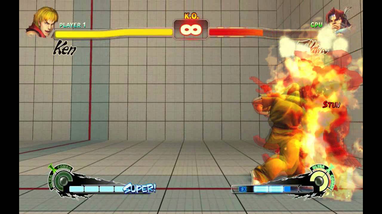 SF4 Ken masters simple combo 2 (Street fighter 4) - YouTube