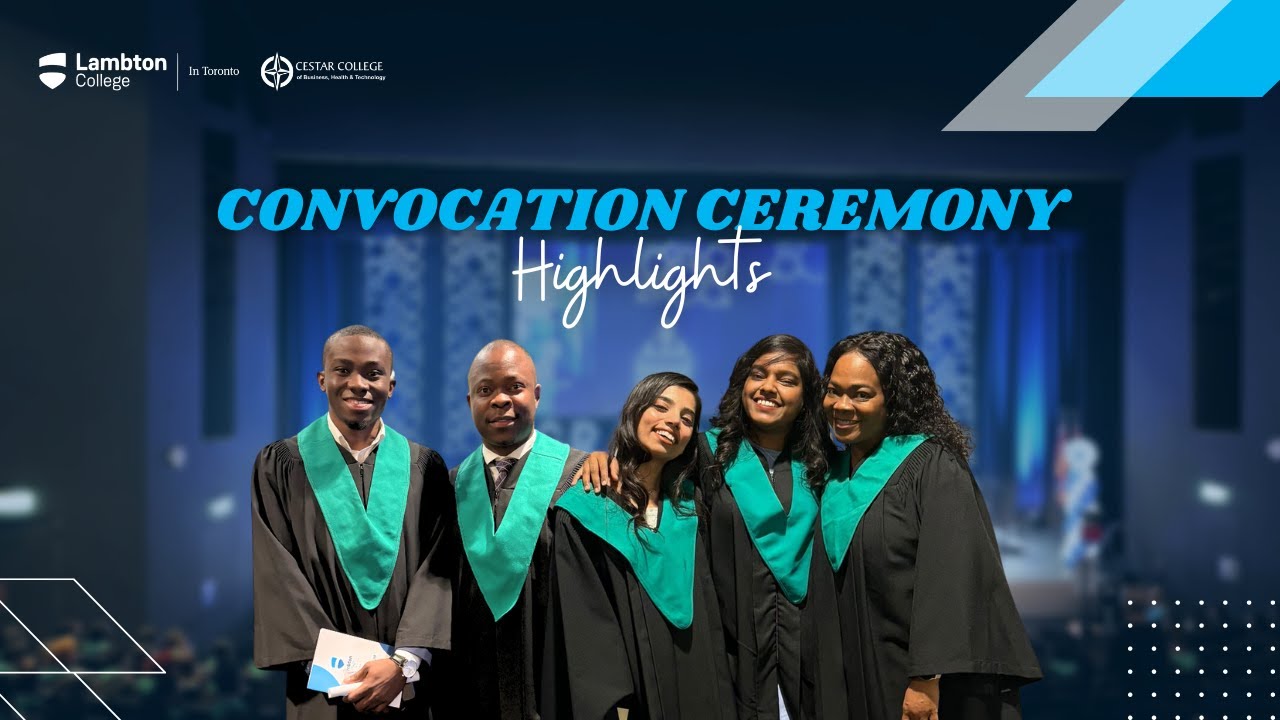 Winter 2024 Convocation (Highlights) | Lambton College In Toronto - YouTube