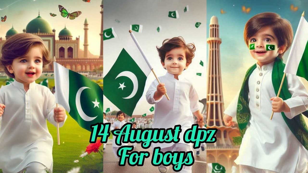 independence day special dpz for boys/ 14 August/cute dpz - YouTube