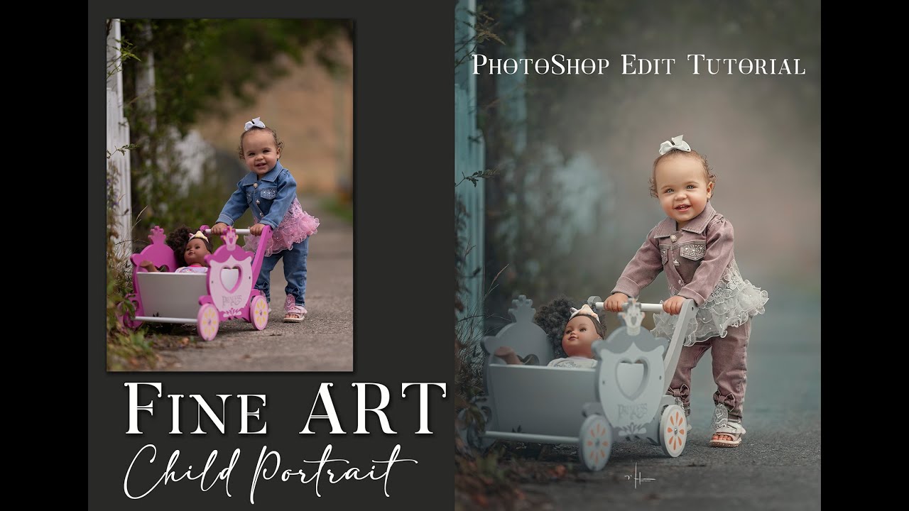 Natural Light Fine Art Edit | Photoshop Edit | Portrait Edit - YouTube