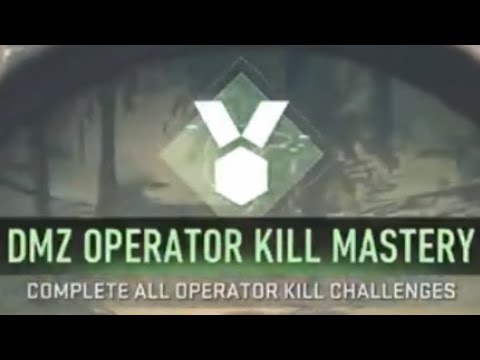 DMZ Operator Kill Mastery - YouTube