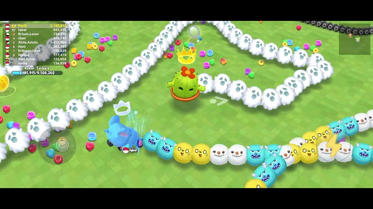 Game sweet crossing snake.io terbaru 2022 Pecah rekor sampai 17jt ...